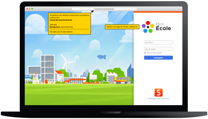 Se connecter - Smartschool
