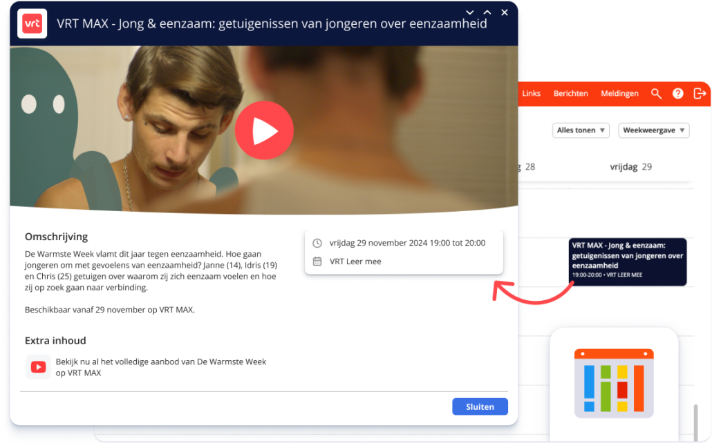 Nieuw in Planner: VRT Leer mee – Smartschool